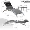 Latitude Run® Pool Lounge Chairs Set Of 3 | Wayfair