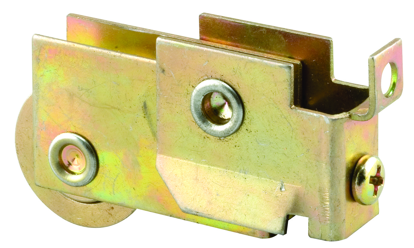 Prime-Line Mirror Door Roller, 1-1/8 in. Ball Bearing Steel Grooved ...