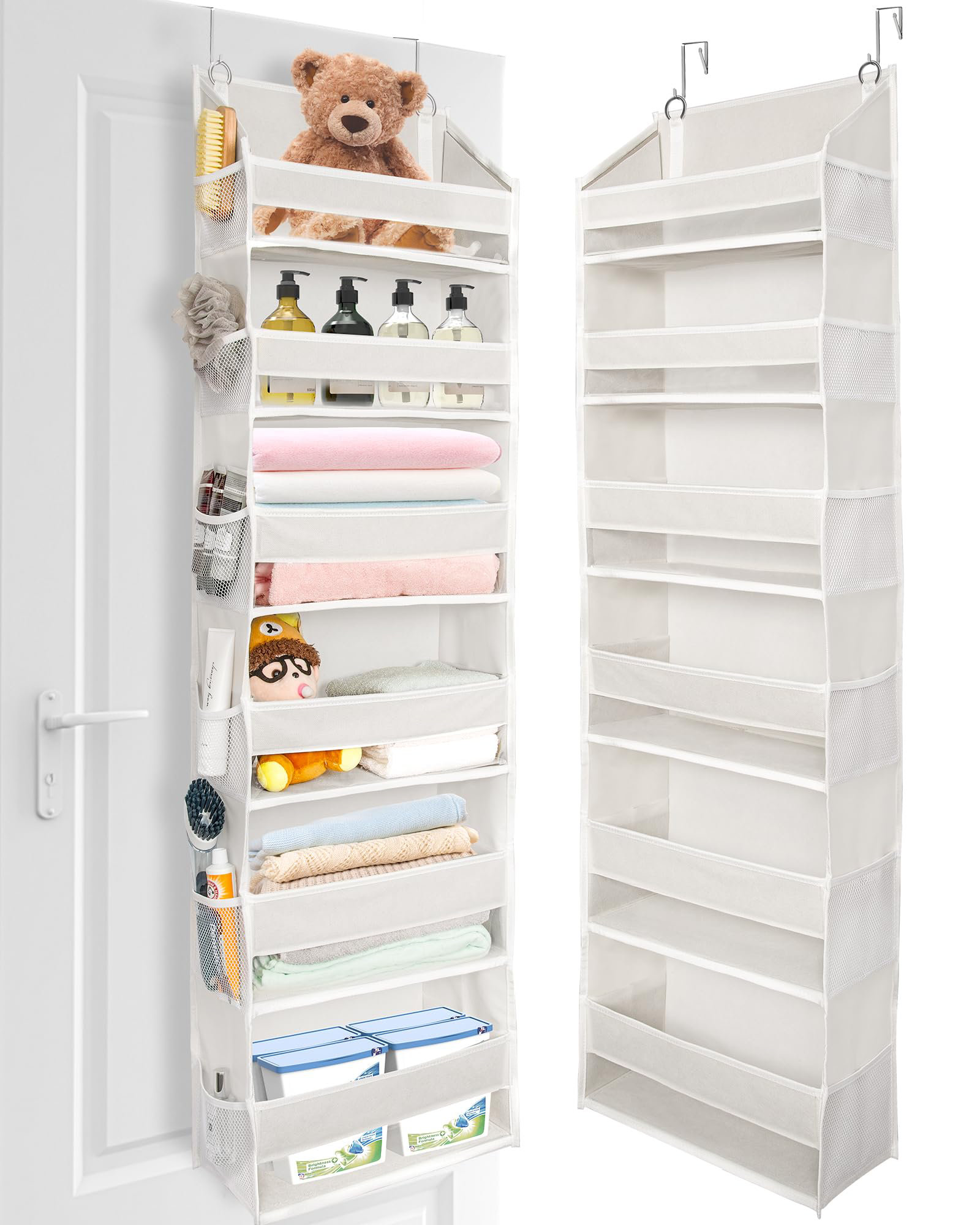 Rebrilliant Over The Door Organizer With 6 Large Pockets 12 Side ...