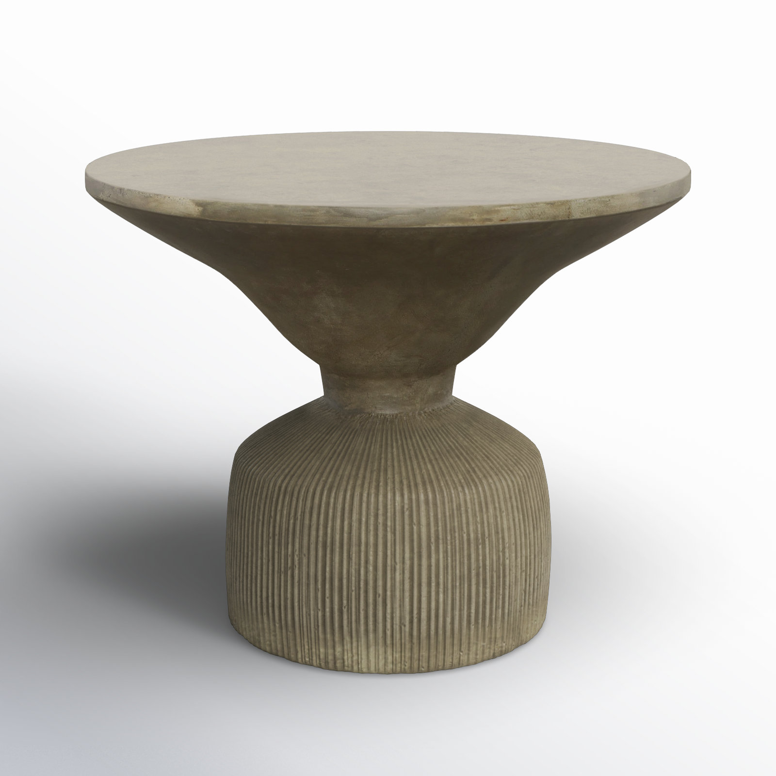 Birch Lane™ Milena Stone/Concrete Side Table | Wayfair