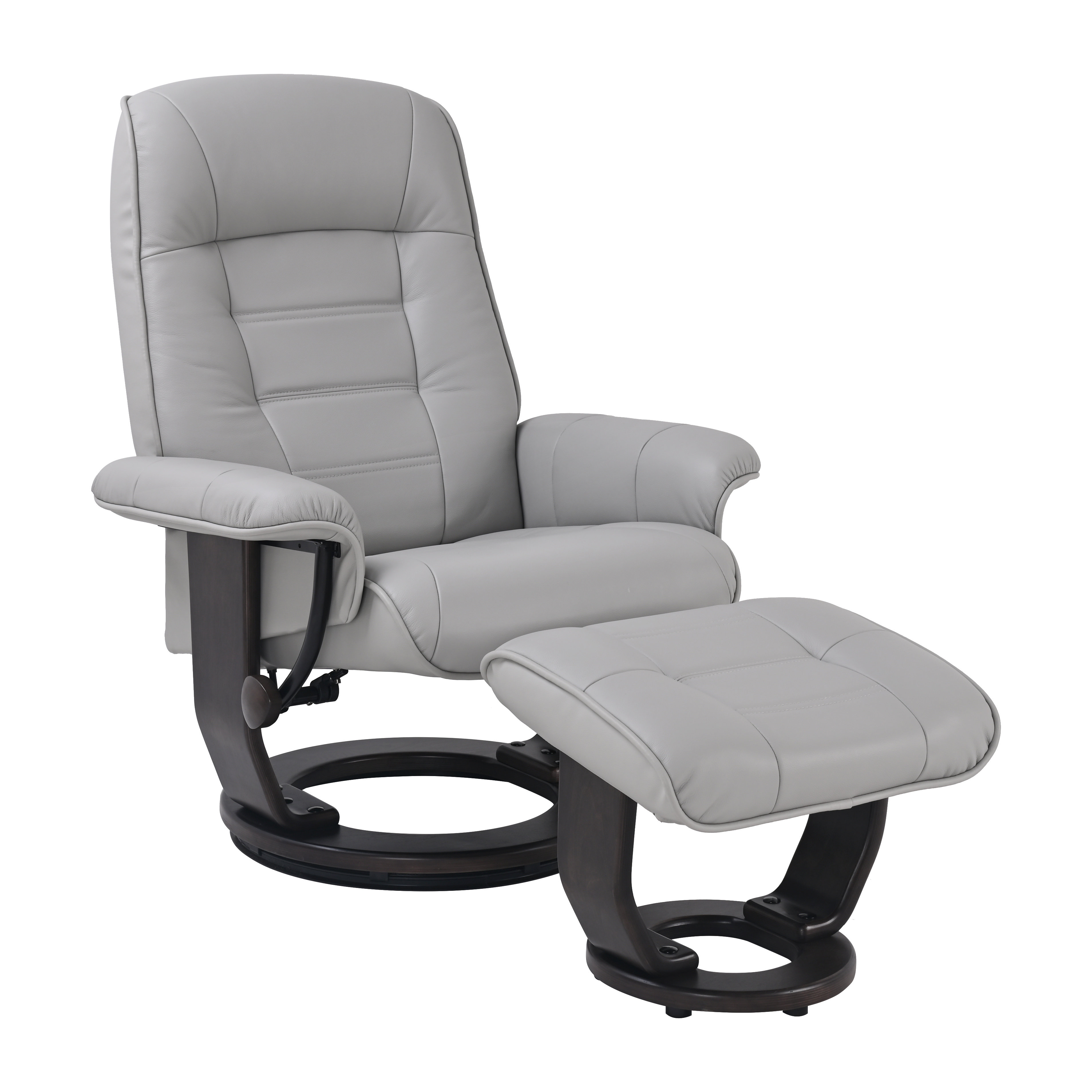 Ebern Designs Zaryab Leather Recliner With Matching Ottoman & Reviews ...