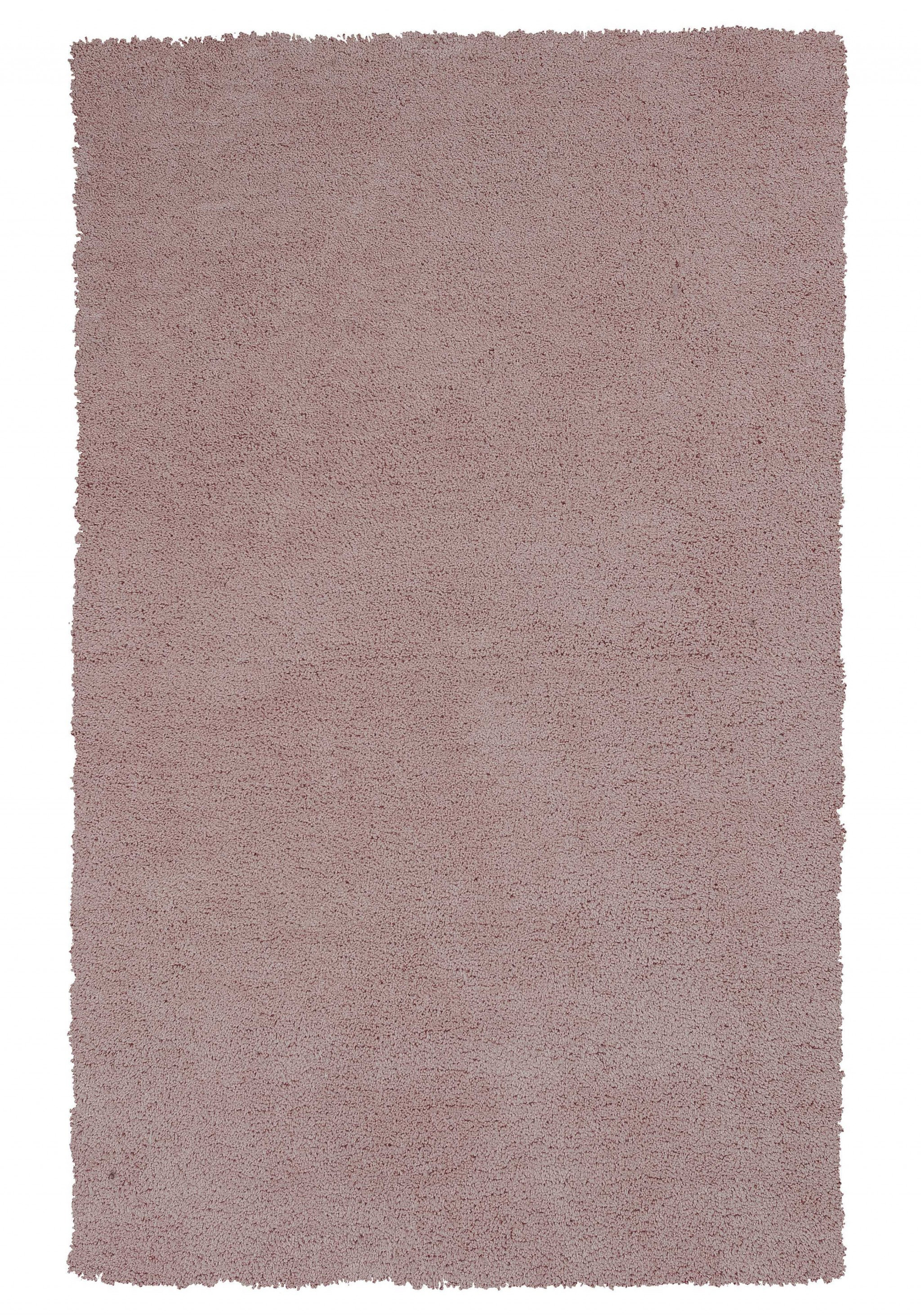 Cozy Collective 3' X 5' Pink Shag Hand Woven Area Rug | Wayfair