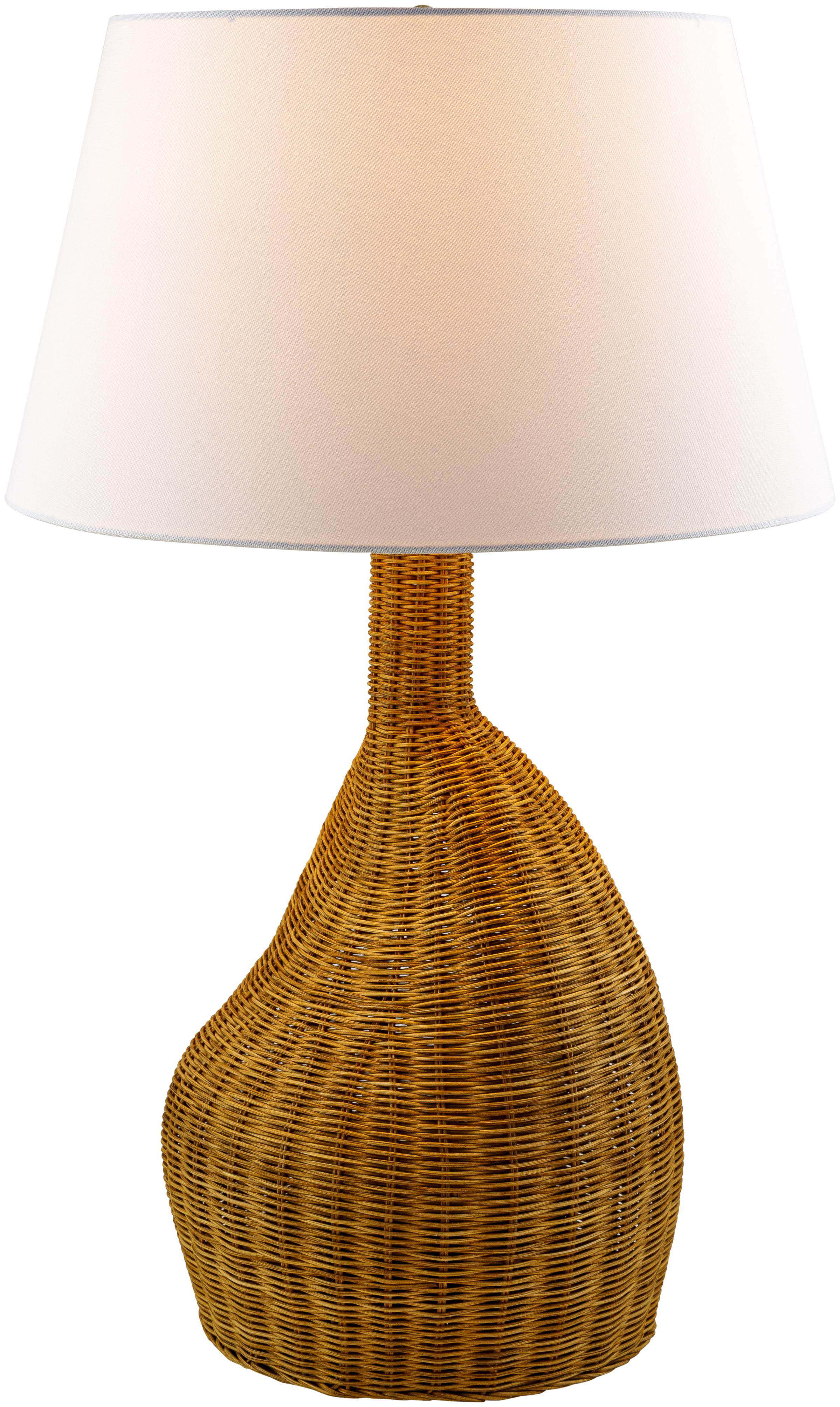 Joss & Main Dehn Wicker/Rattan Table Lamp | Wayfair