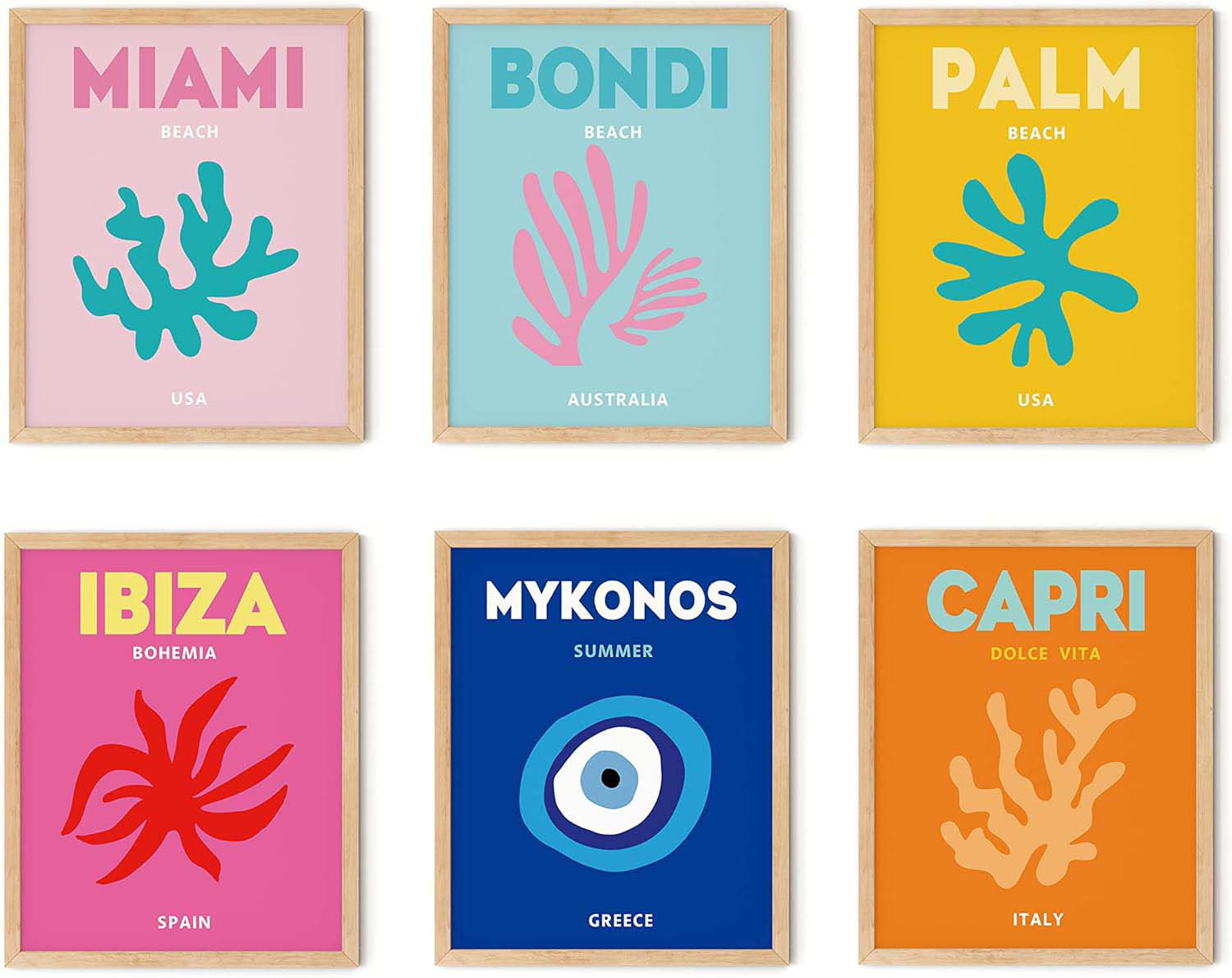 Dovecove Preppy Room Décor Aesthetic, Preppy Wall Decor, Preppy Travel ...