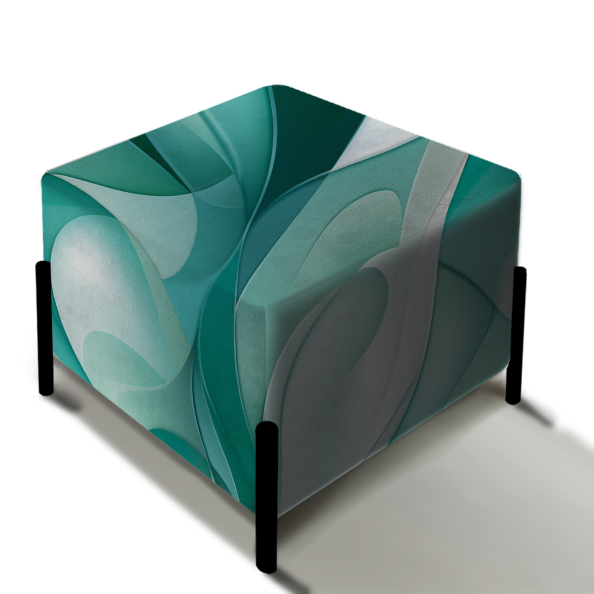 Design Art Seagrass Light Green Mosaic Coastal Pattern - Abstract ...