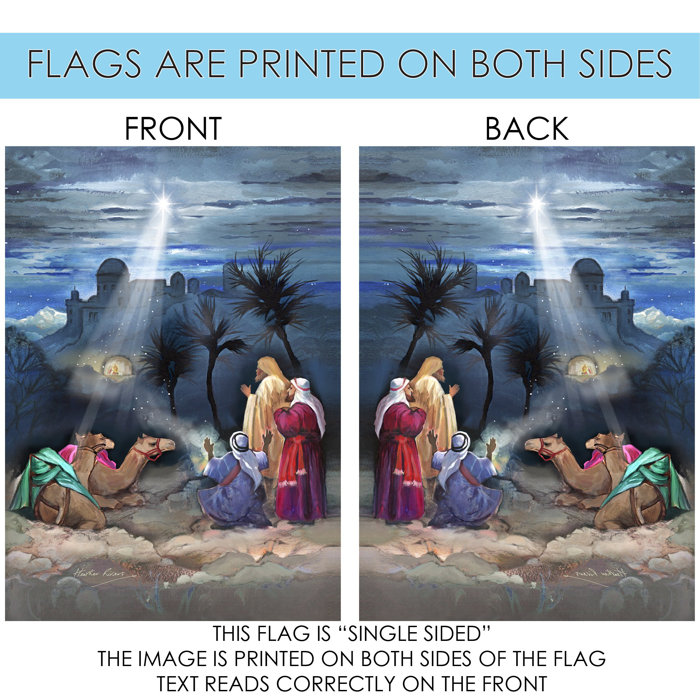 Toland Home Garden Double Sided 40'' H x 28'' W Polyester Christmas ...