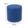 Flash Furniture Nicholas Flexible Learning Modular Soft Seating Circle ...