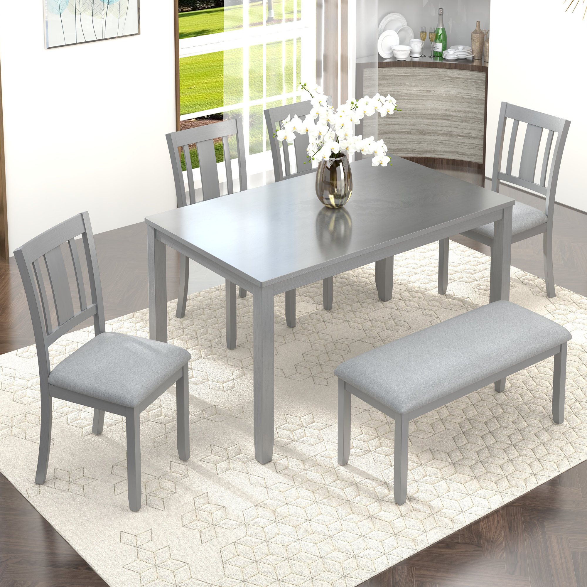 Red Barrel Studio® 6 - Piece Dining Set | Wayfair