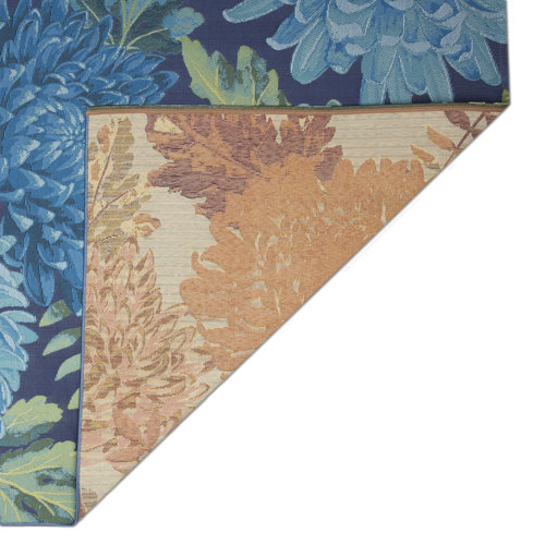 Lark Manor Akera Blue/Green Indoor/Outdoor Rug & Reviews | Wayfair