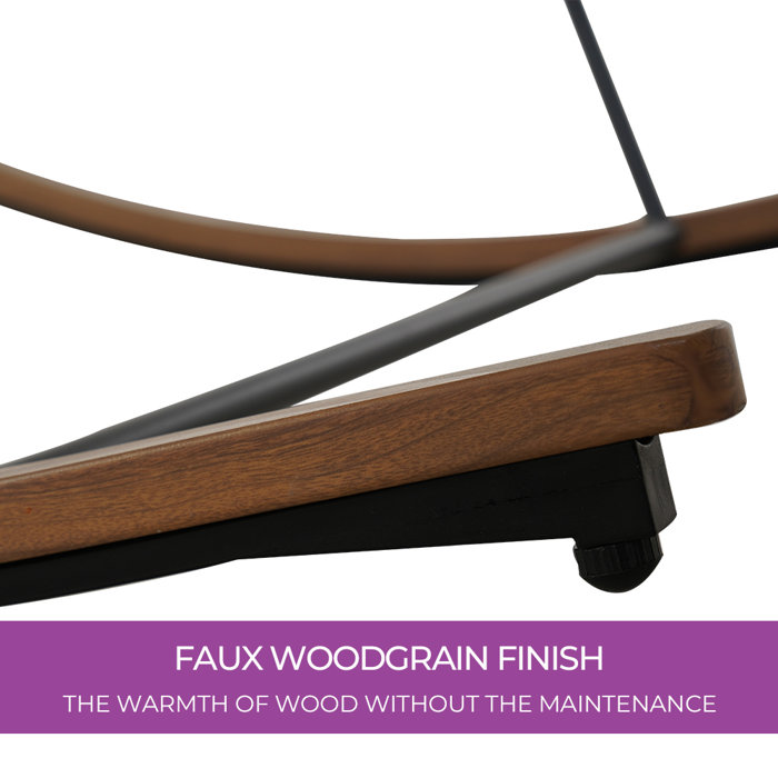 Corrigan Studio® Steel Rocking Chair With Cushion & Reviews | Wayfair