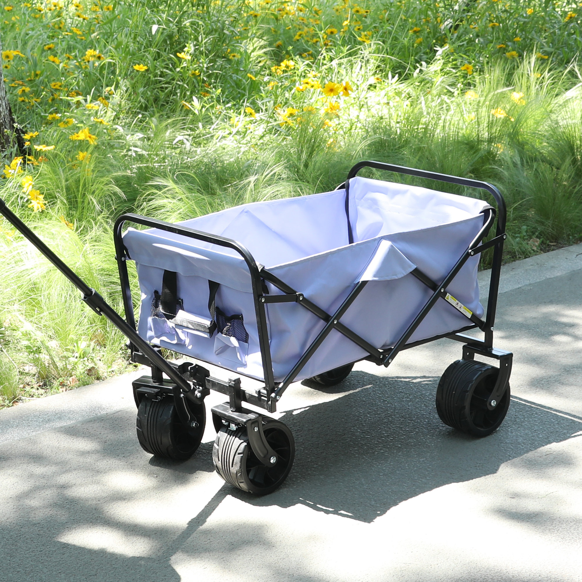 California Outdoor Designs Chariot de plage pliable 220 lbs - Chariot ...