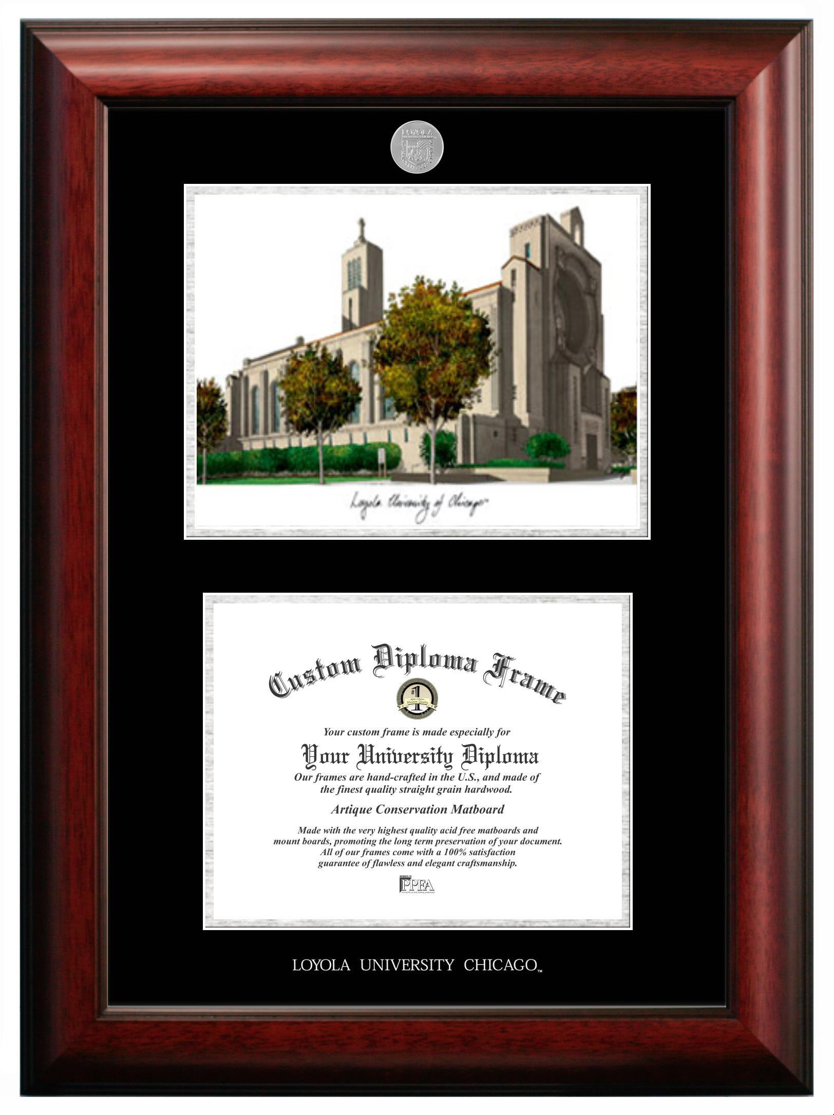 Campus Images Loyola University Chicago Picture Frame | Wayfair