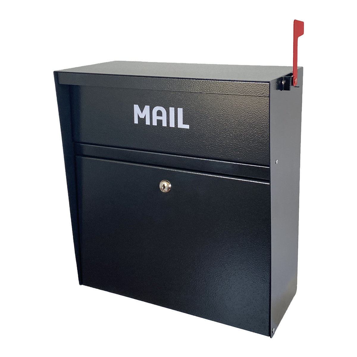 Plugsharge Rainproof Wall Mount Mailbox With Outgoing Mail Flag And ...