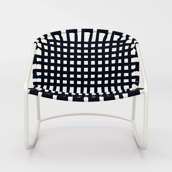 Brown Jordan Kantan II Powder Coated Aluminum Outdoor Rocker Chair ...