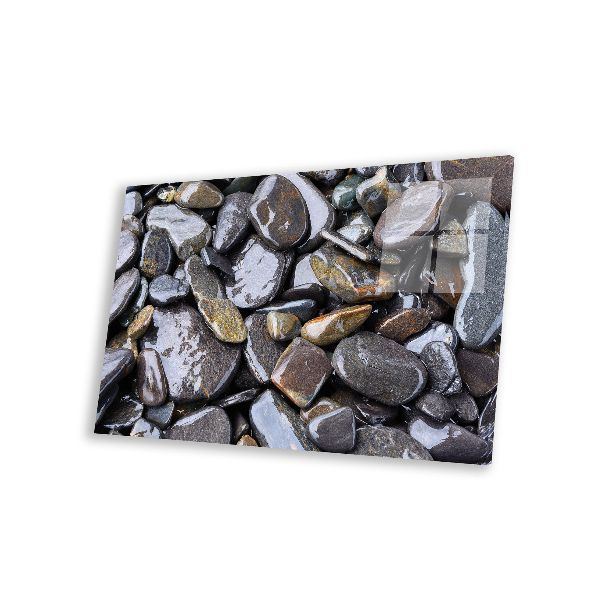 Highland Dunes Beach Rocks Detail On Plastic/Acrylic by Savanah Plank ...