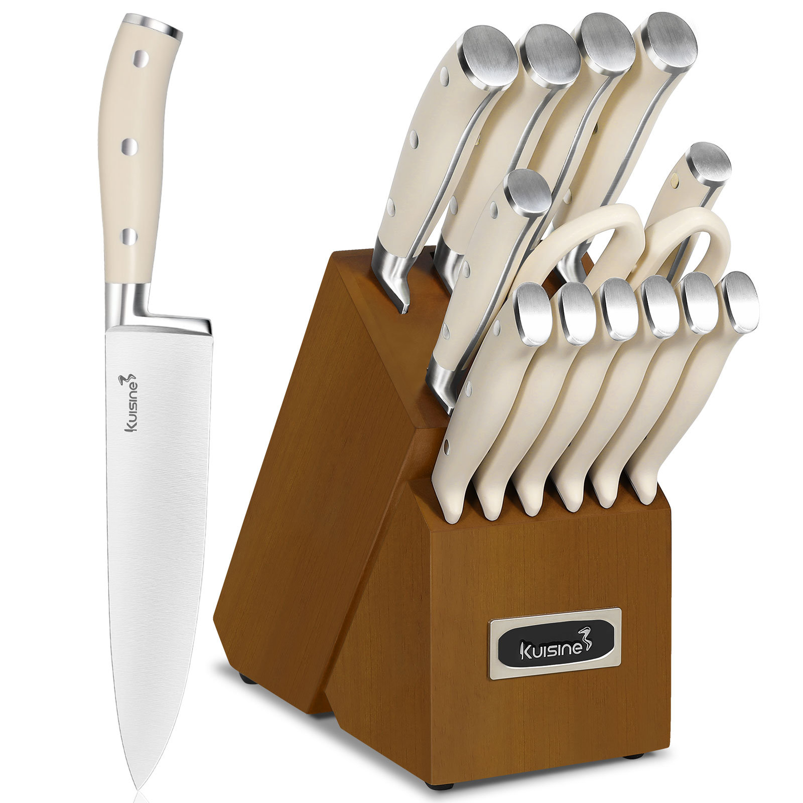 Kuisine Stainless Steel Knife Block Set | Wayfair