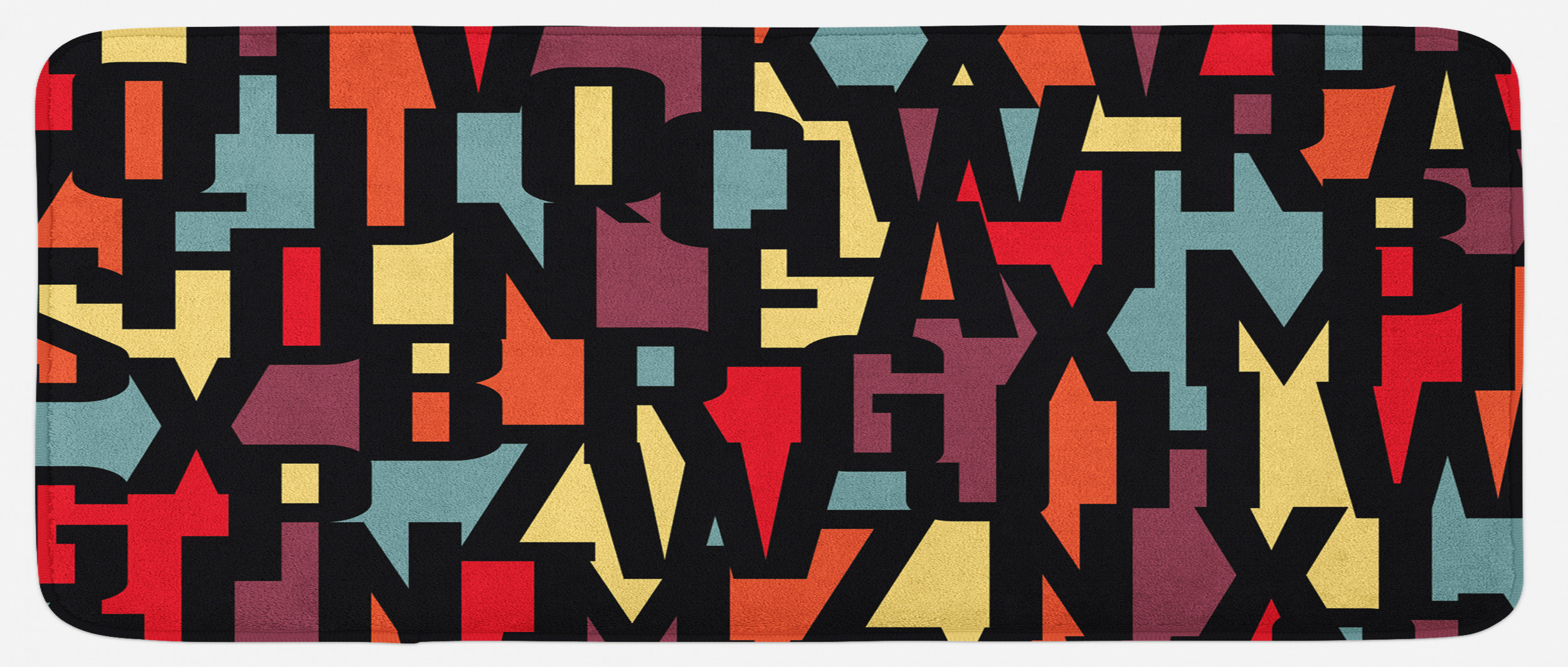 East Urban Home Abstract Kitchen Mat | Wayfair