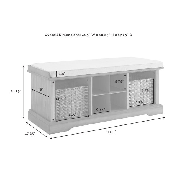 Rosecliff Heights Agora Storage Bench & Reviews | Wayfair