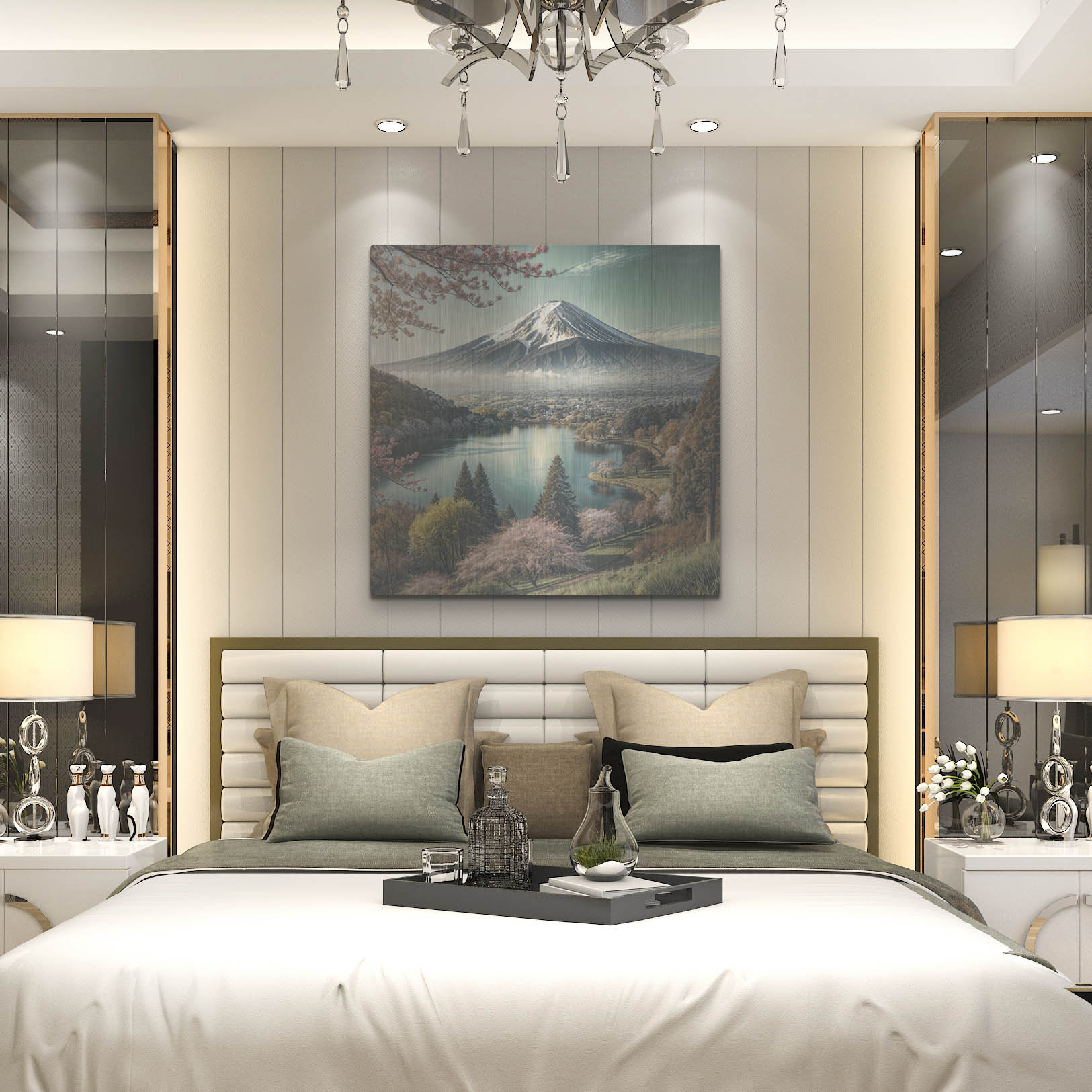 Loon Peak® 'Mount Fuji In Japan' by Rey Klimt Metal Wall Art | Wayfair