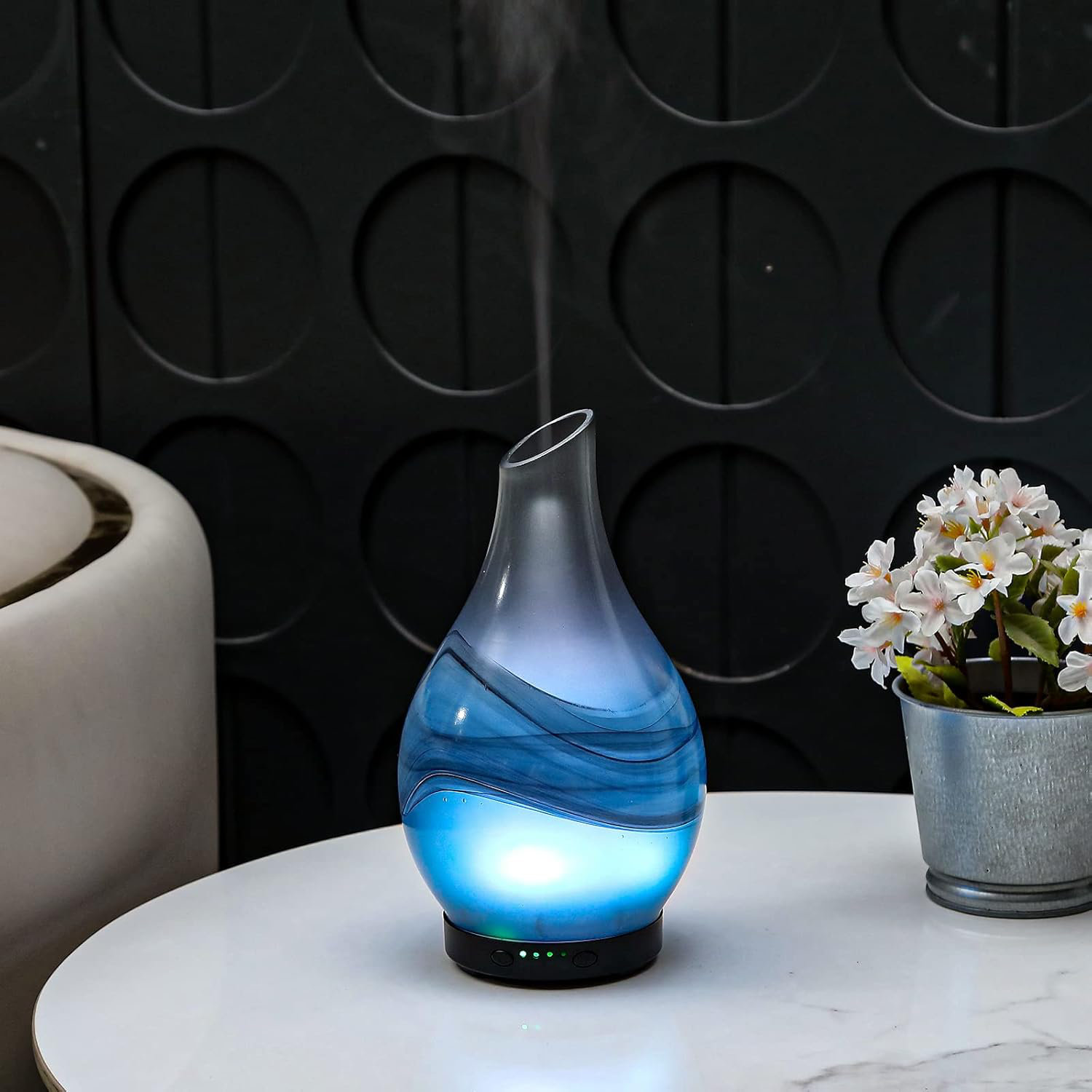 Brayden Studio® Essential Oil Diffusers Ultrasonic 3D Glass ...