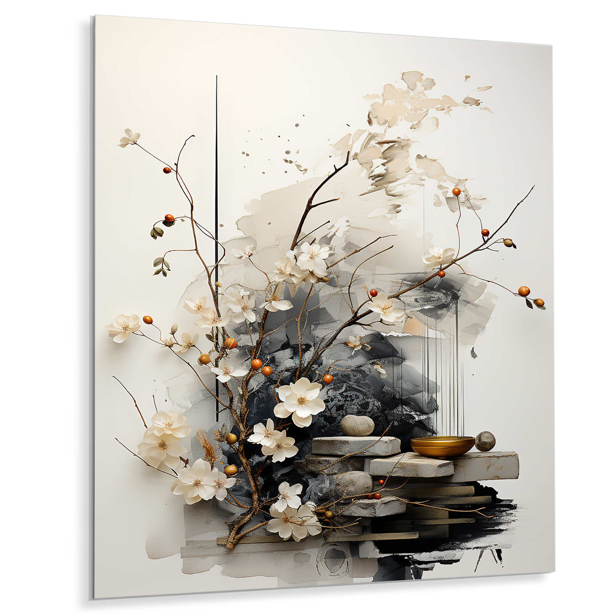 Winston Porter Asian Art Classics Sumi III - Asian Metal Wall Art ...