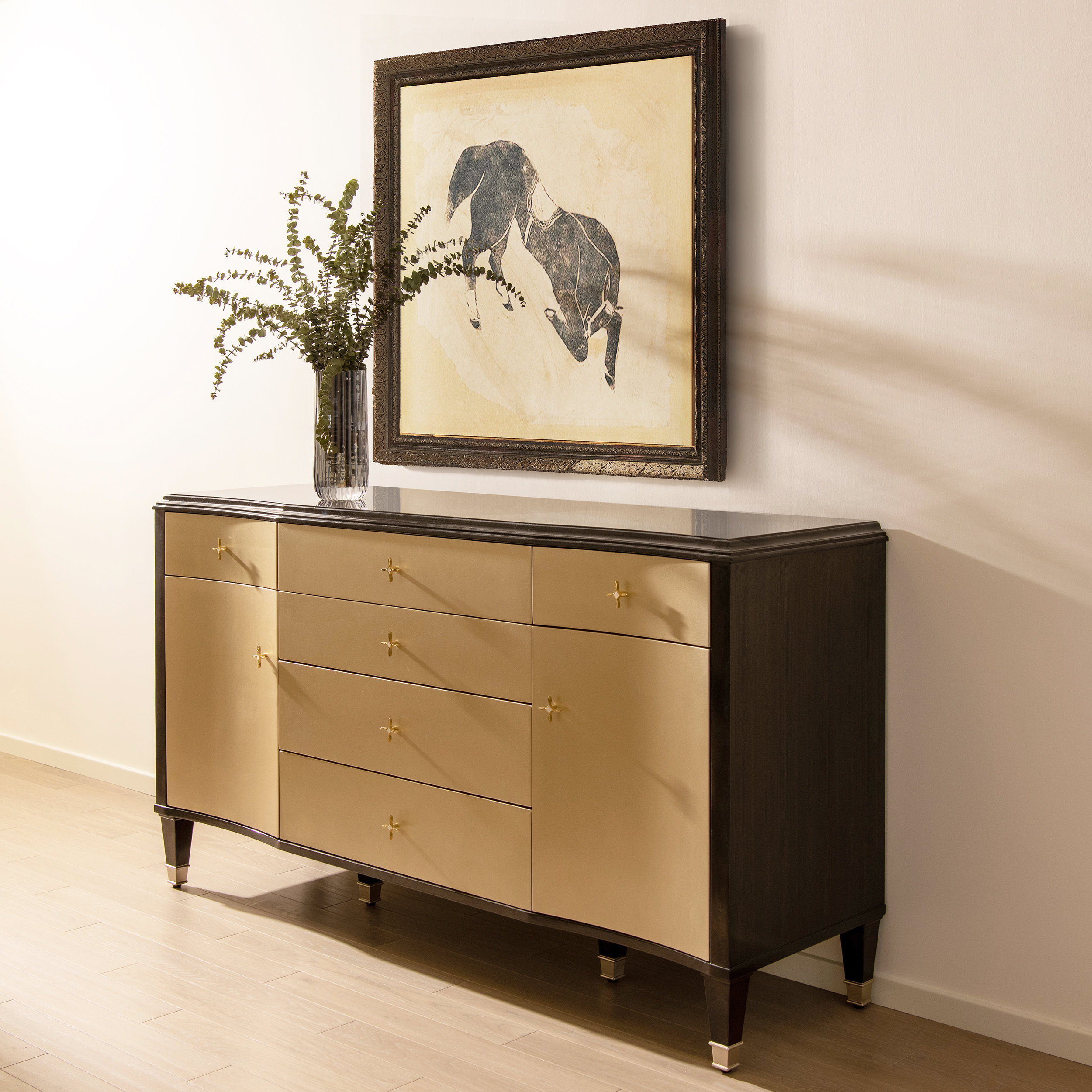 Jennifer Taylor Home Verona 63" Wide Contemporary Glam Sideboard | Wayfair