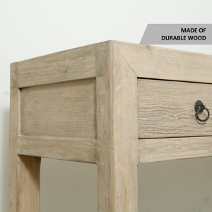 Lily's Living 110" W Rectangle Weathered Natural Wood Indoor Vintage ...