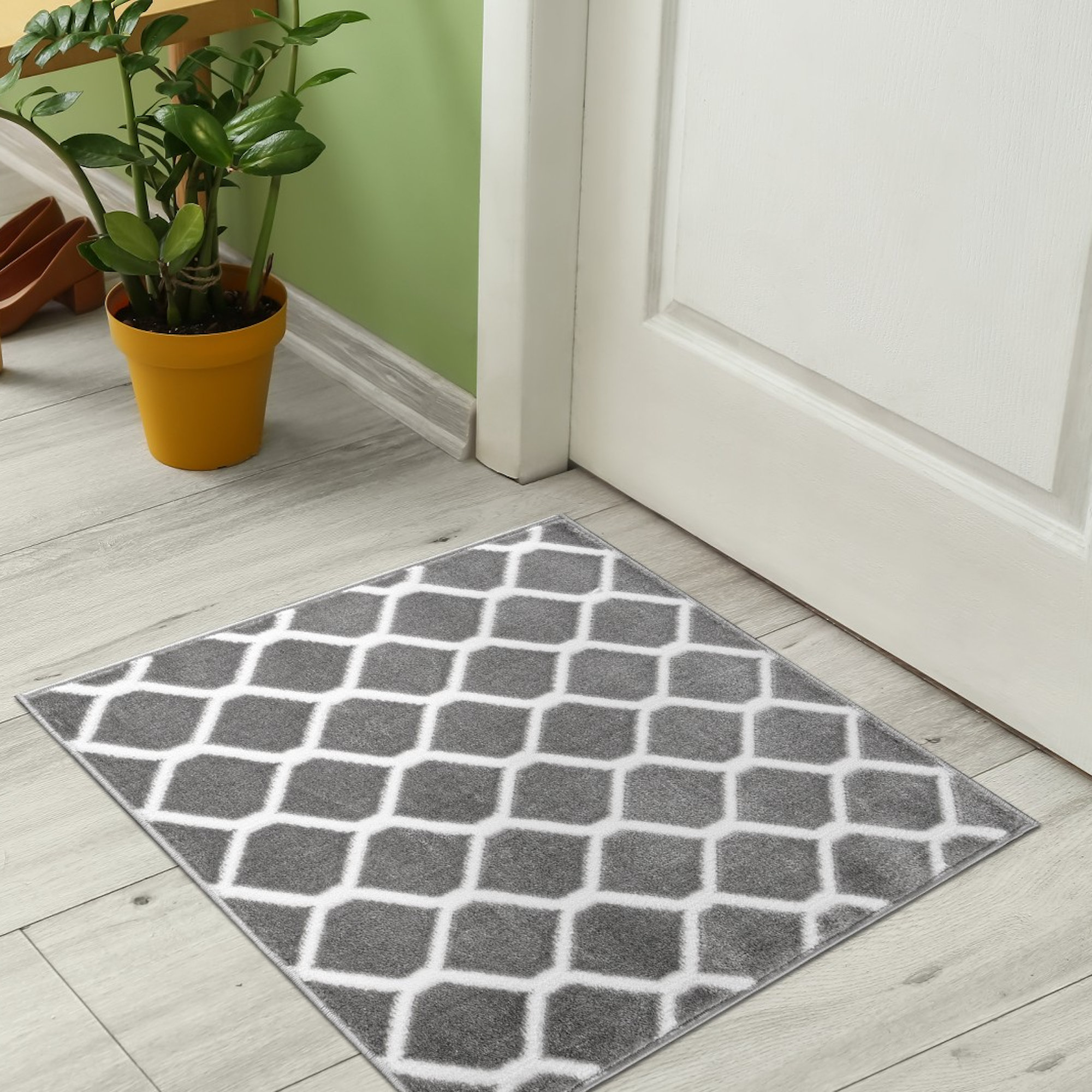 Foundry Select Bierly Non Slip Indoor Door Mat Farmhouse Door Rugs ...