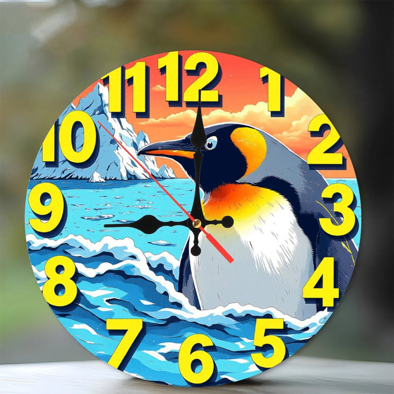 Ophelia & Co. Penguin Themed Clock | Wayfair