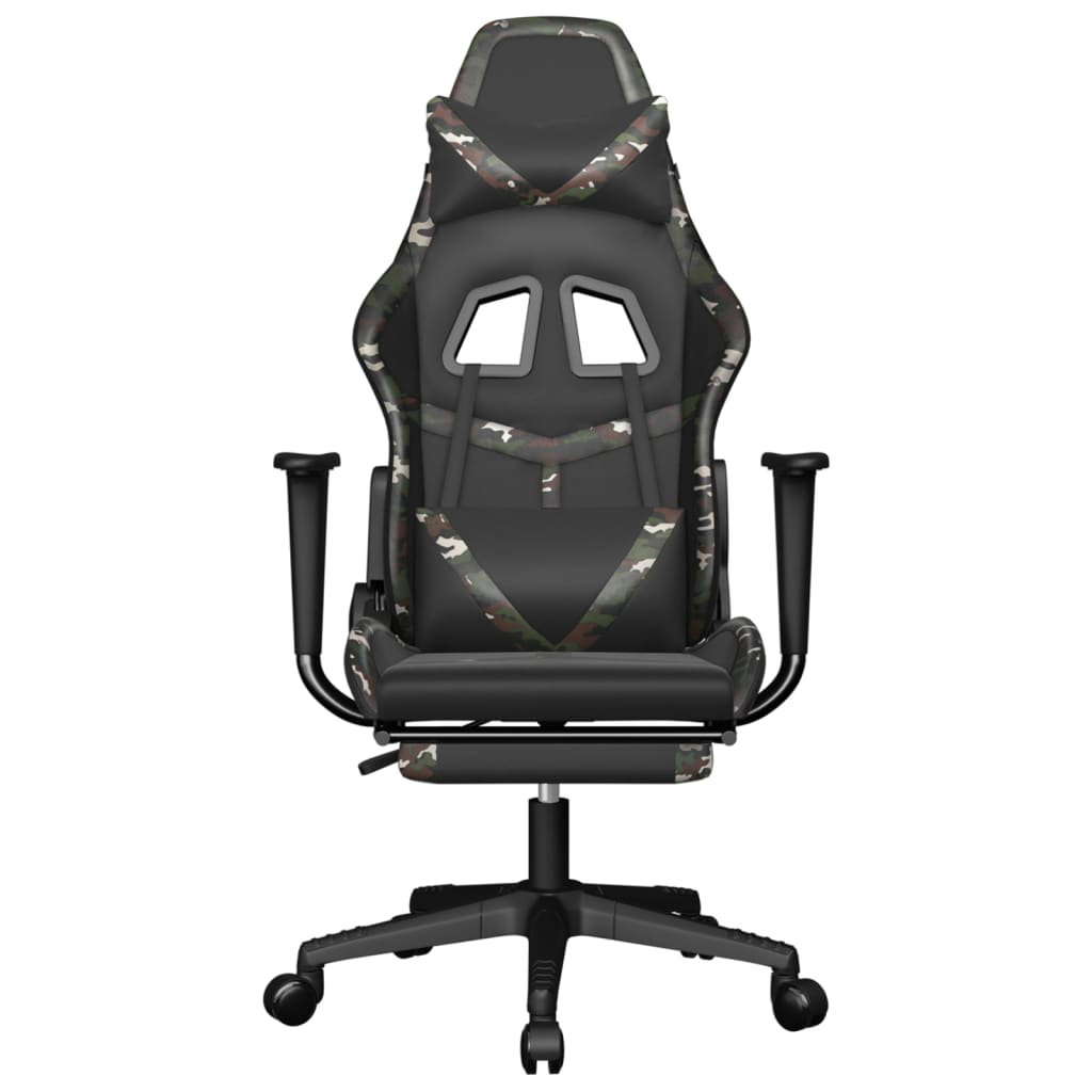 Inbox Zero Gaming Chair with Footrest Faux Leather | Wayfair
