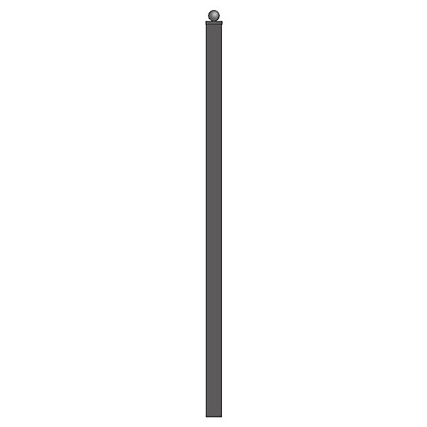 ALEKO Gate Post with Pre-Drilled Holes for Dual Gates | Wayfair
