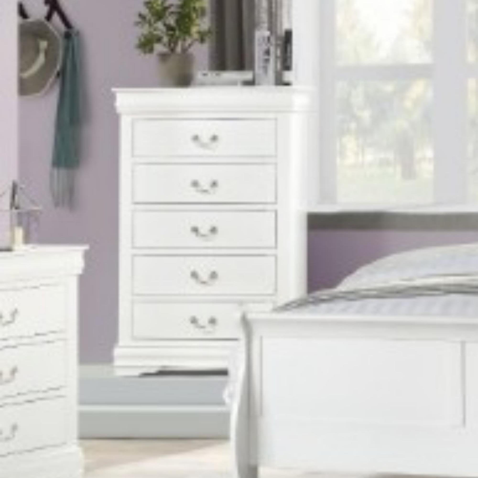 Canora Grey Louis Philippe Cherry Finish Chest | Wayfair