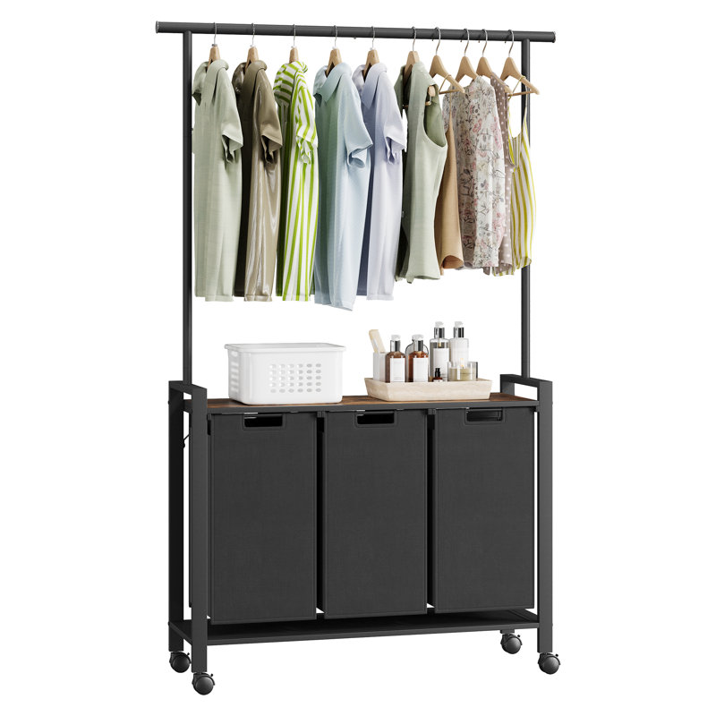 gaomon Free Standing Laundry Room Organizer with Wheels & Reviews | Wayfair