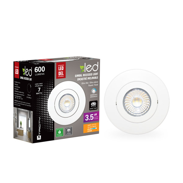 Jessar 4.7" LED Slim Profile Recessed Lighting Kit - Wayfair Canada