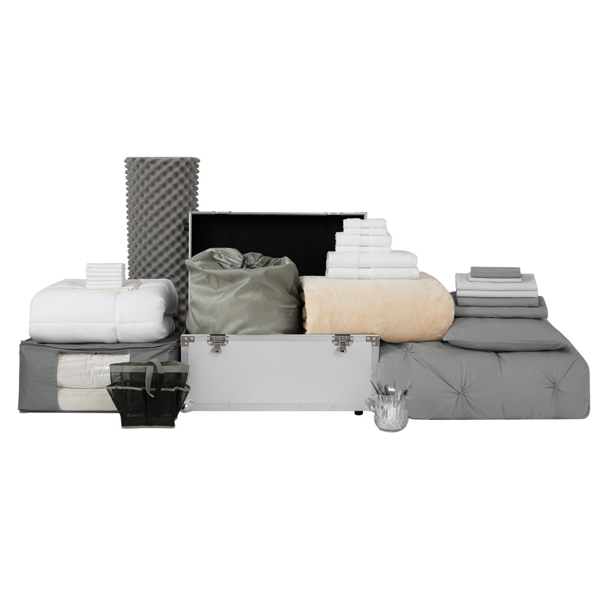 DormCo College Dorm Essentials and Twin XL Bedding Package | Wayfair