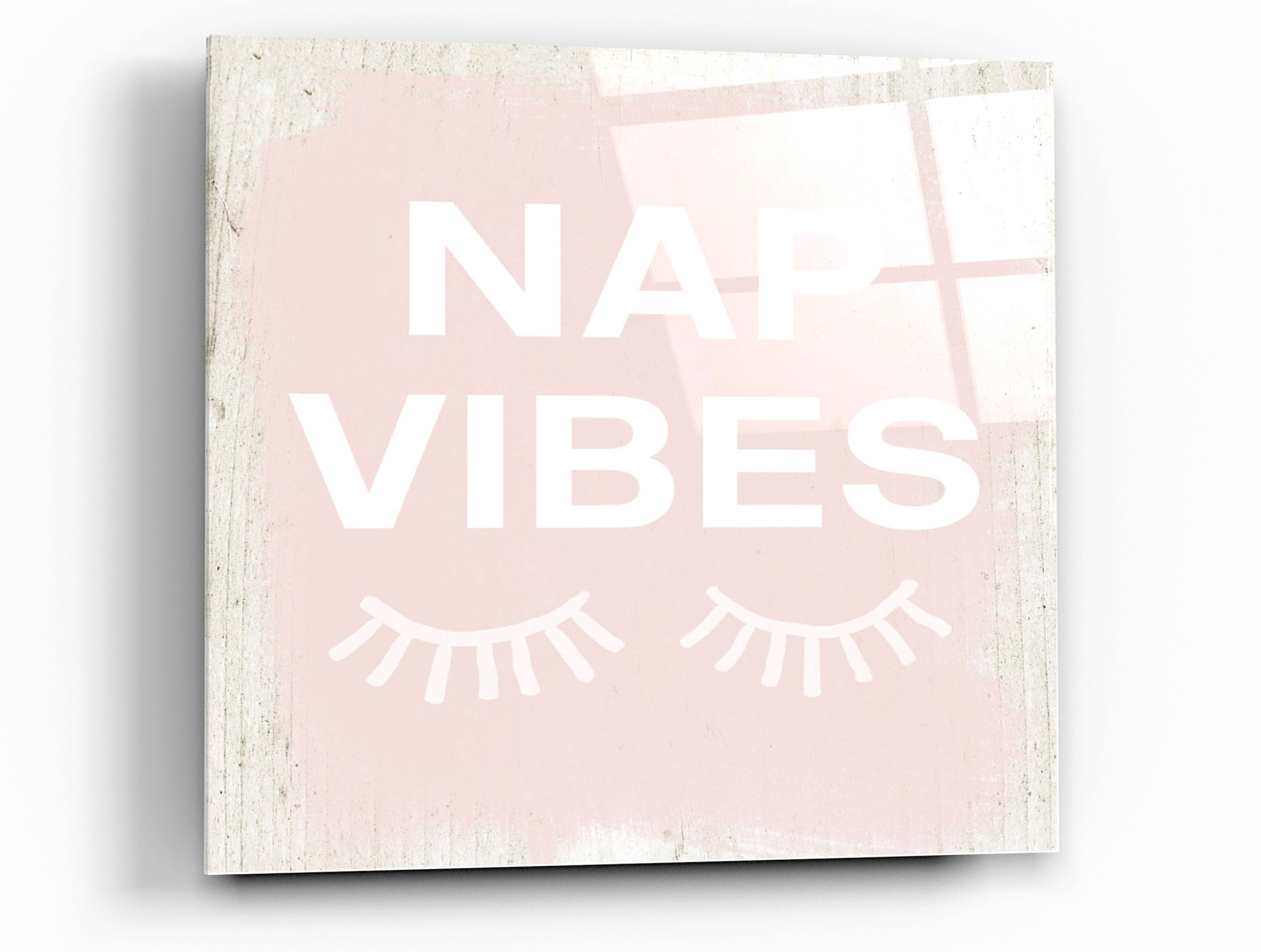 Latitude Run® 'Nap Vibes' By Linda Woods, Acrylic Glass Wall Art, 24 ...