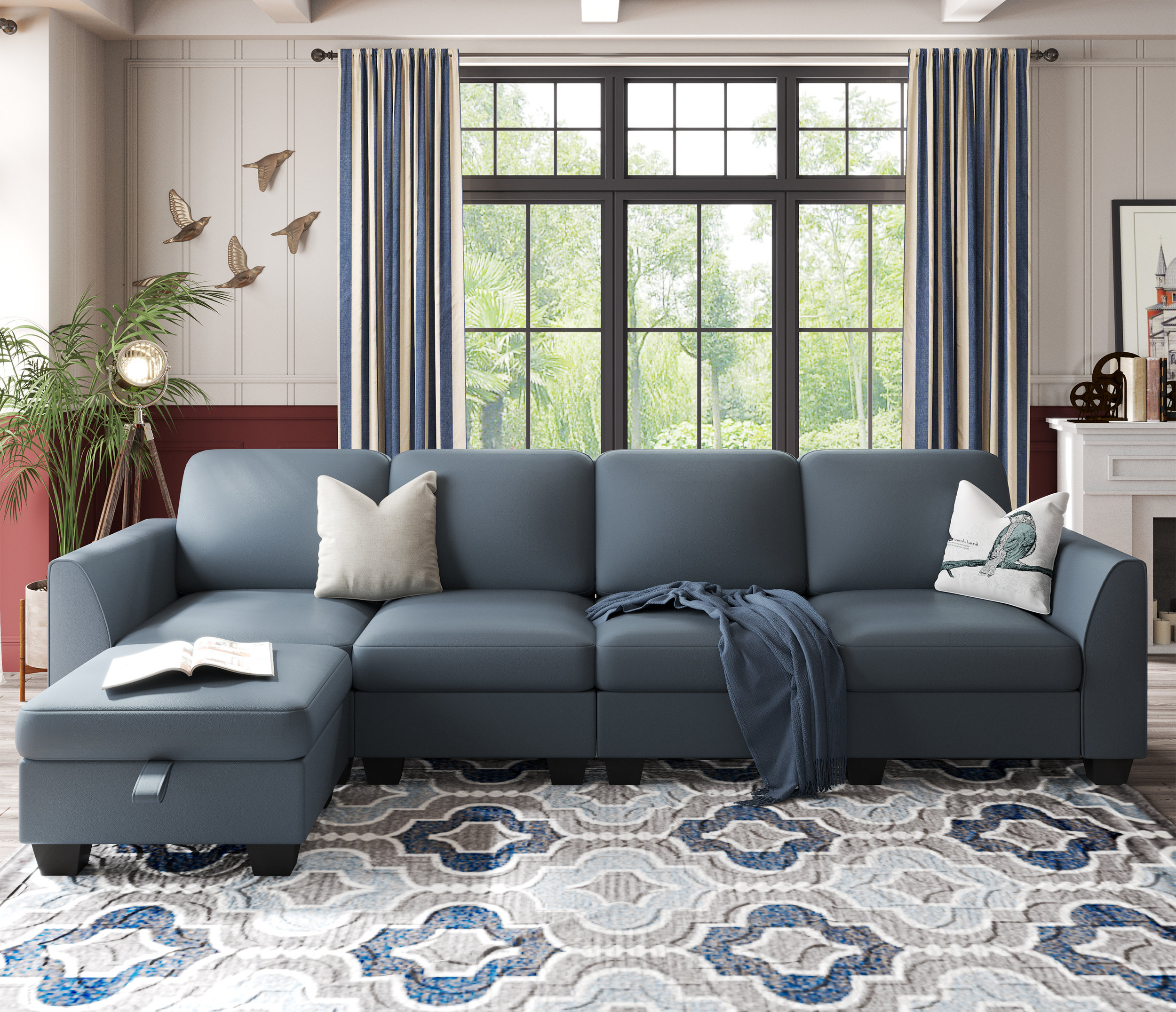 Ebern Designs Raashida 5 - Piece Sectional Sofa - Wayfair Canada