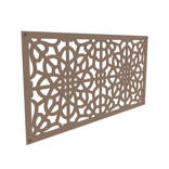 Barrette Outdoor Living Decorative Screen Panel Frame Kit with 2 ft. x ...