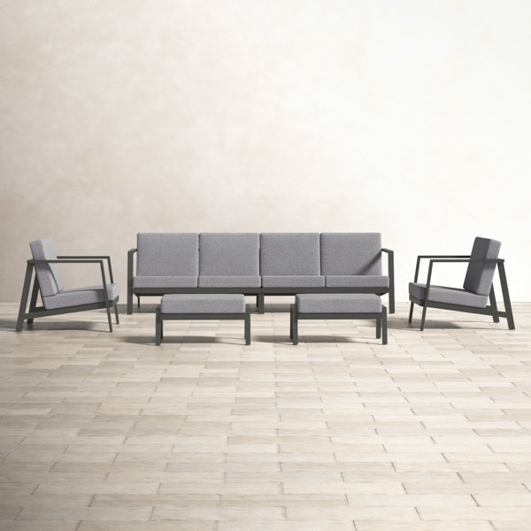 Birch Lane™ Pindall 6-Piece Deep Seating Set | Wayfair