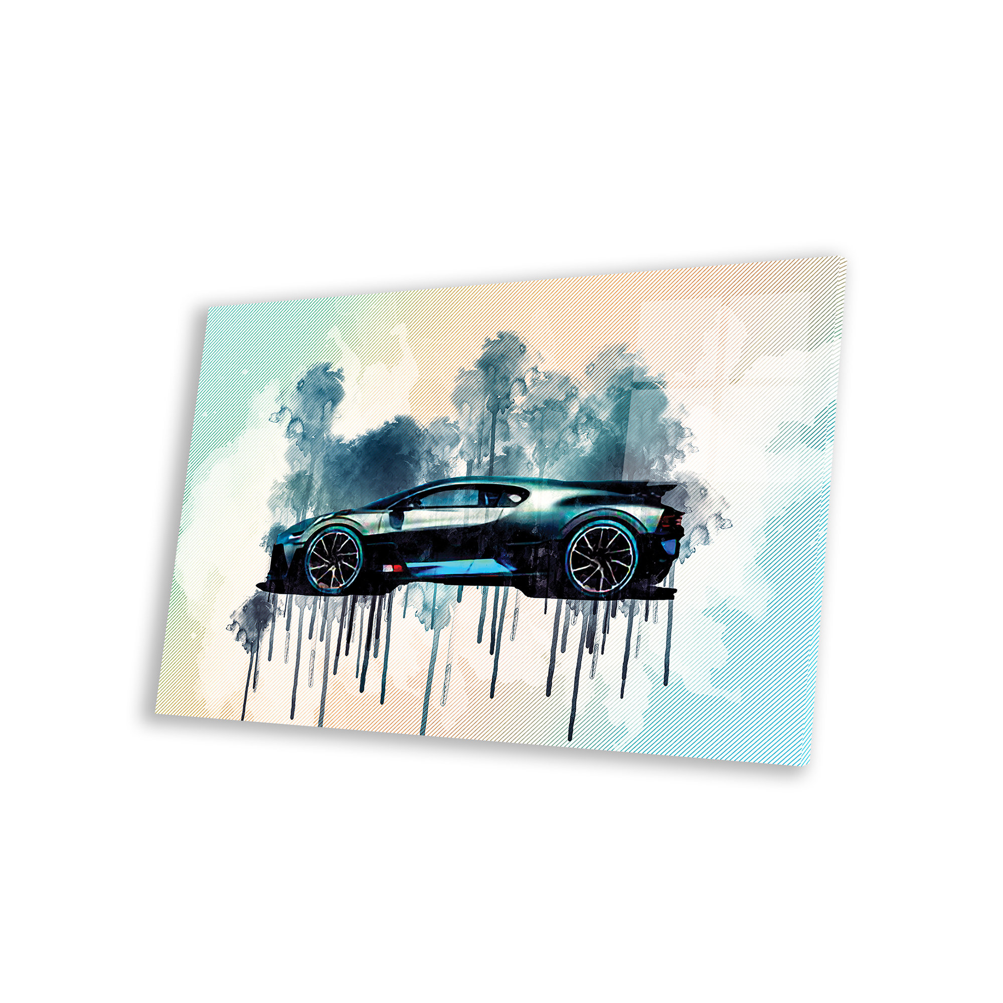17 Stories 2019 Bugatti Divo Hypercar Side View Print On Acrylic Glass ...