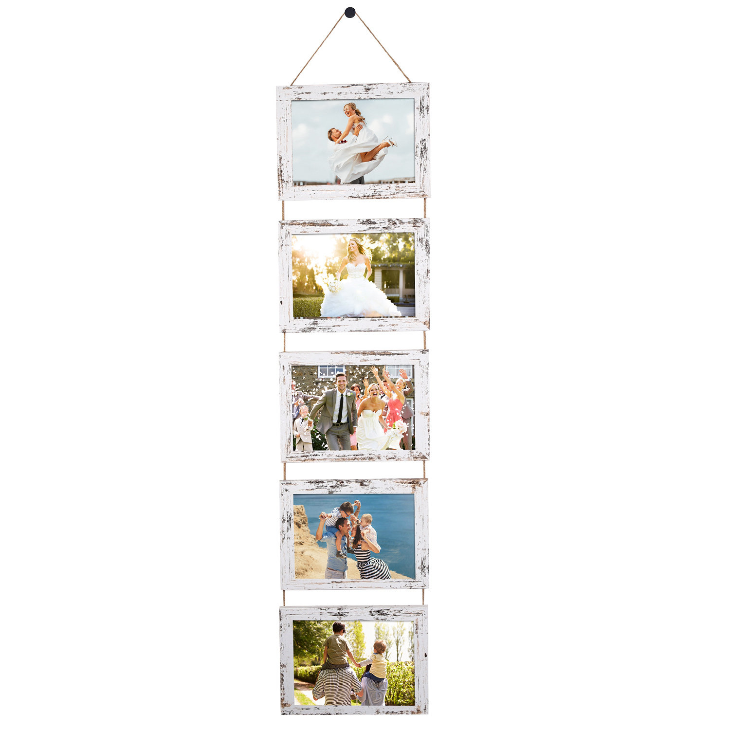 Gracie Oaks 5x7IN Wall Hanging Picture Collage Frame | Wayfair