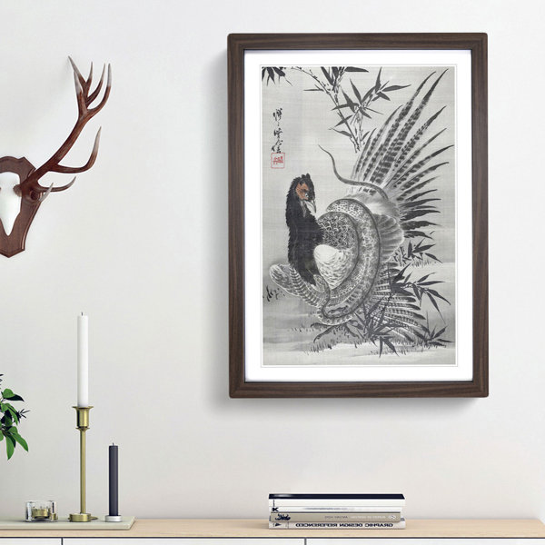 East Urban Home Pheasant Caught by a Snake by A Snake - Picture Frame ...