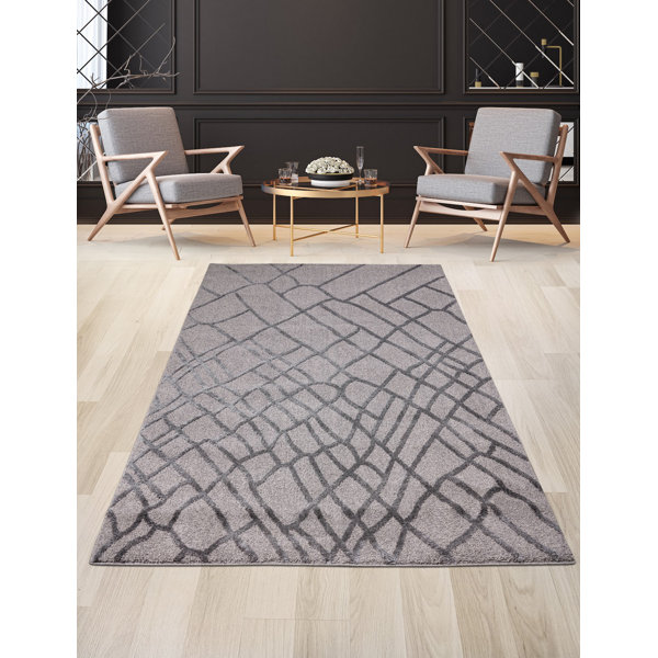 Art Carpet Enna Machine Woven Grey/Brown Rug | Wayfair.co.uk