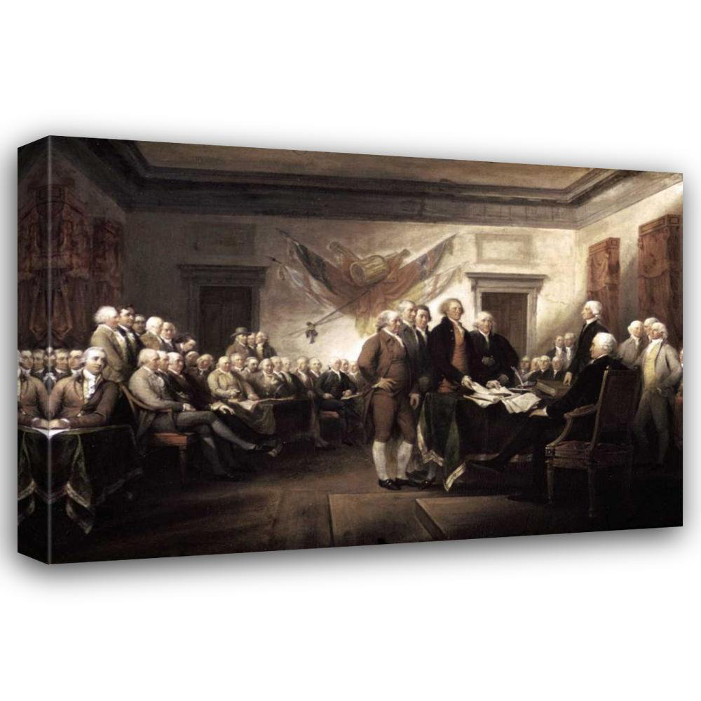 Alcott Hill® Trumbull, John Gallery Wrapped Canvas Art: Signing of The ...