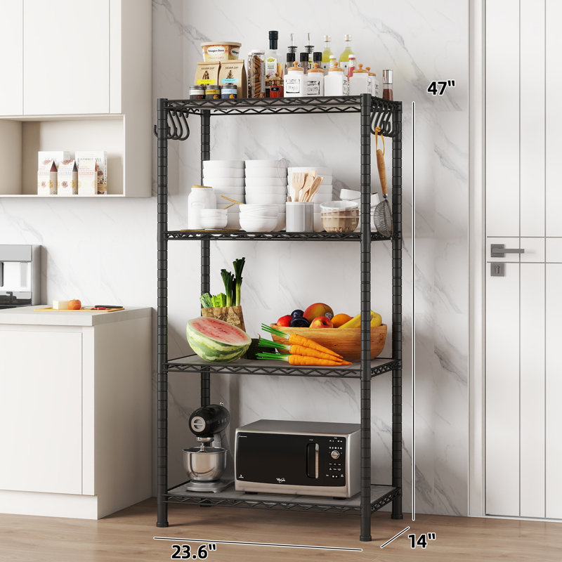 Rebrilliant Reynell 23.6'' W Steel Shelving Unit | Wayfair