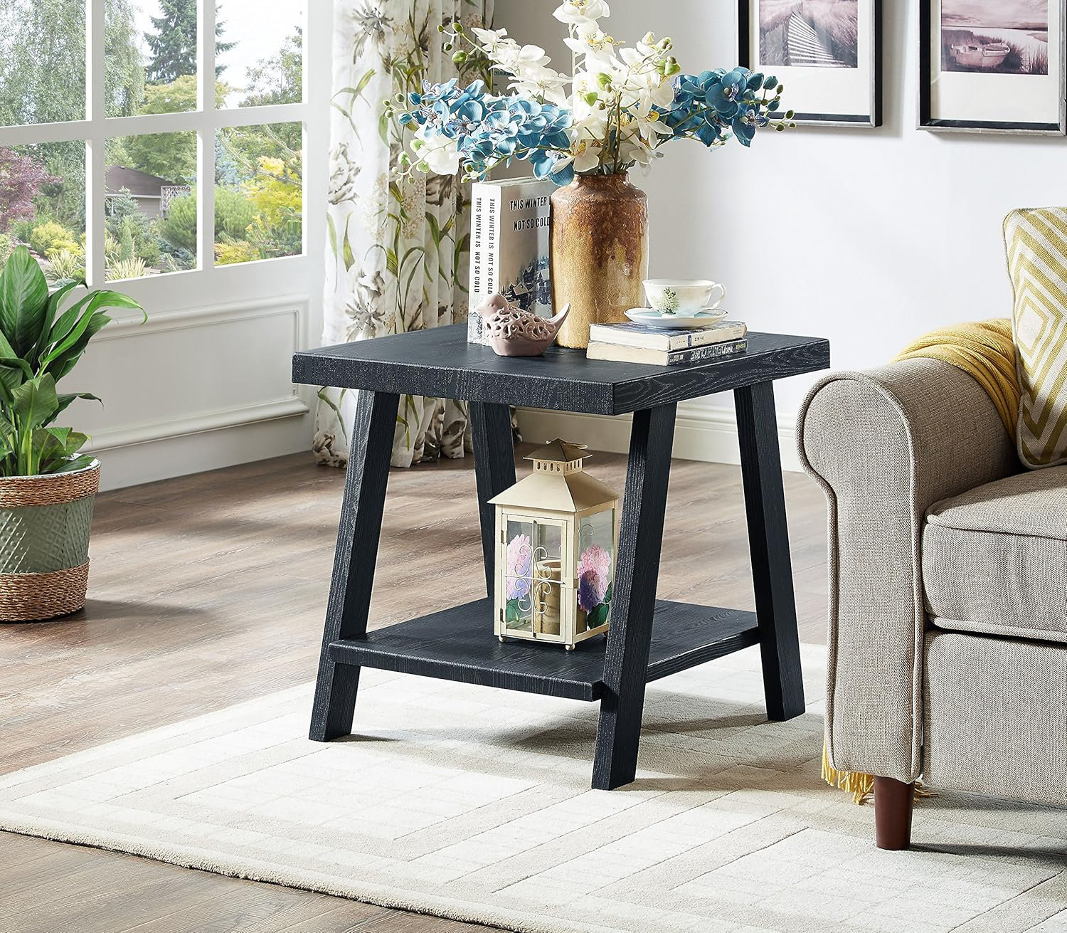 Winston Porter Athens Contemporary End Table - Top And Base With ...