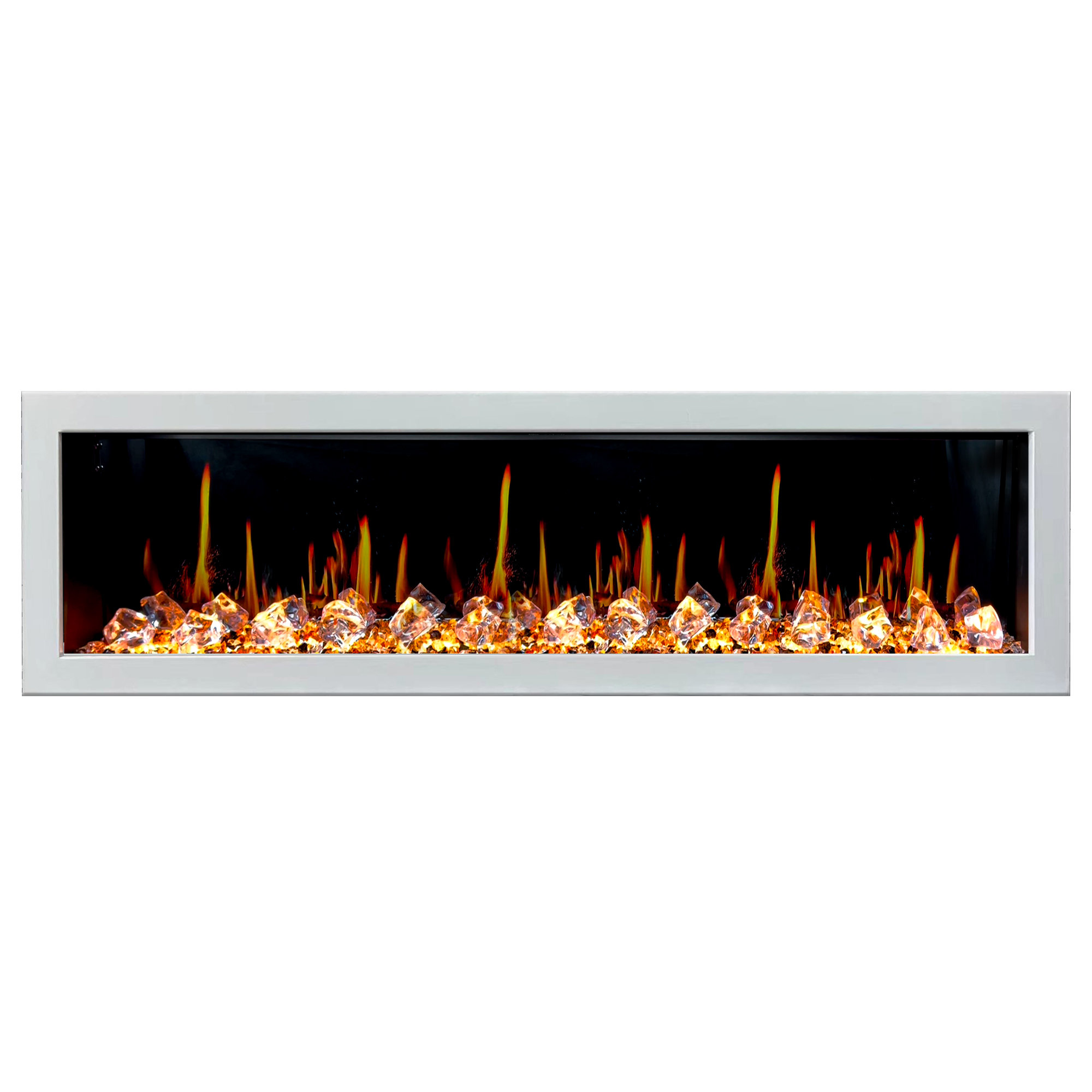 Symple Stuff Litedeer Homes Gloria II 78" W Electric Fireplace ...