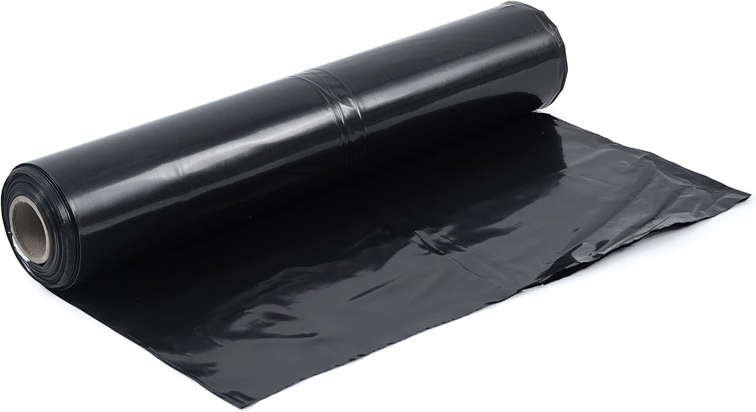 Fencer Wire 4 mil Black Plastic Sheeting, Heavy-Duty Plastic Sheet Roll, Multi-Purpose, 10' x ...