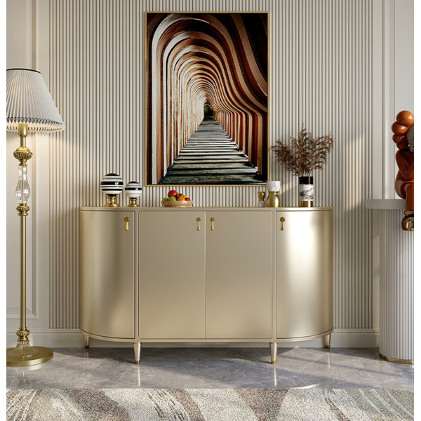 Dream cabinet Modern Simple Solid Wood Porch Cabinet 55.1'' Solid Wood ...