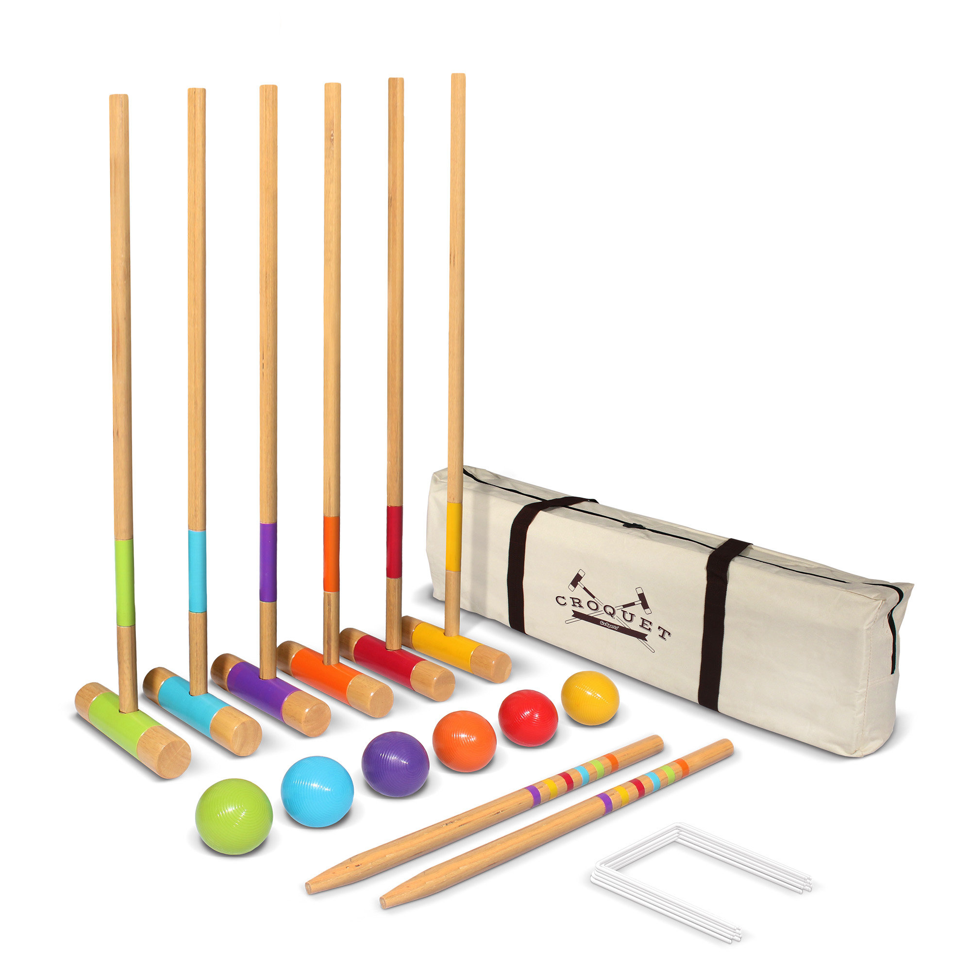 GoSports Standard Croquet Set - 28" Mallets & Reviews | Wayfair